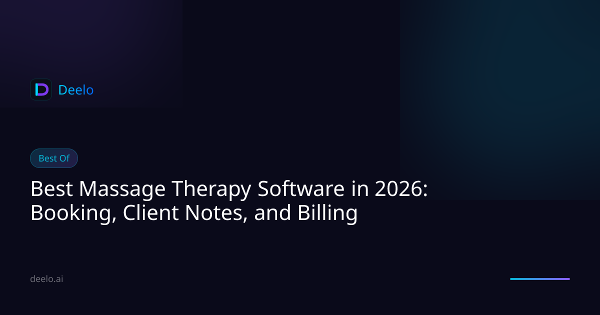 Best Massage Therapy Software in 2026: Booking, Client Notes, and ...